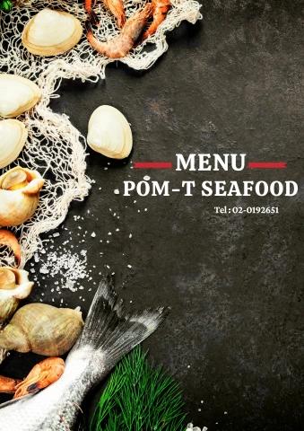 Pom-T Seafood Menu