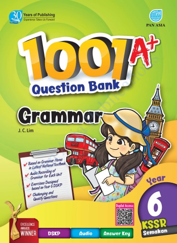 1001 A+ Question Bank Grammar Year 6 KSSR(Semakan) - panasiapub01 Flip ...