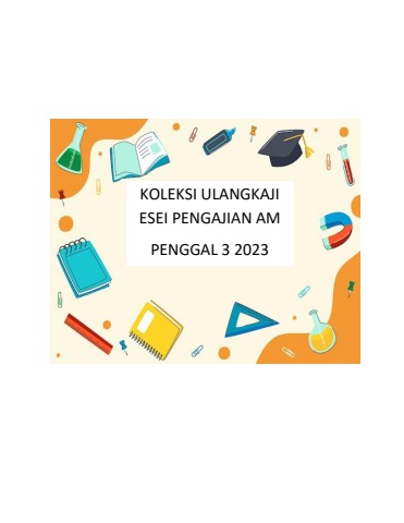 ULANGKAJI ESEI P3 2023 - shida1803 Flip PDF | AnyFlip