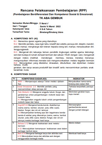 RPP Diferensiasi dan KSE - Erna Suciati Flip PDF | AnyFlip