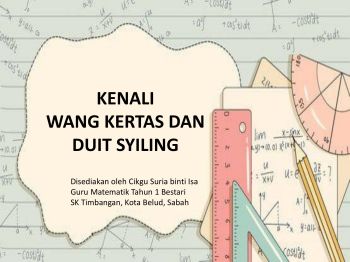 Tahun 1 KENALI WANG - SURIA BINTI ISA Moe | Membalik PDF Dalam talian | AnyFlip