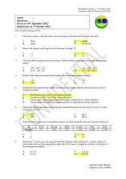 Worksheet Chapter 3 Periodic Table ANSWERS - bm-0228 Flip PDF | AnyFlip