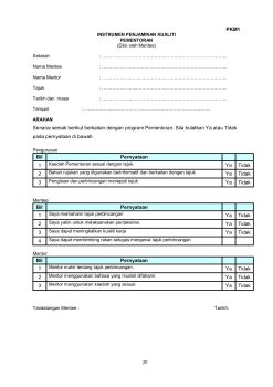 7 borang mentor mentee - sitifatihaismadi Flip PDF | AnyFlip