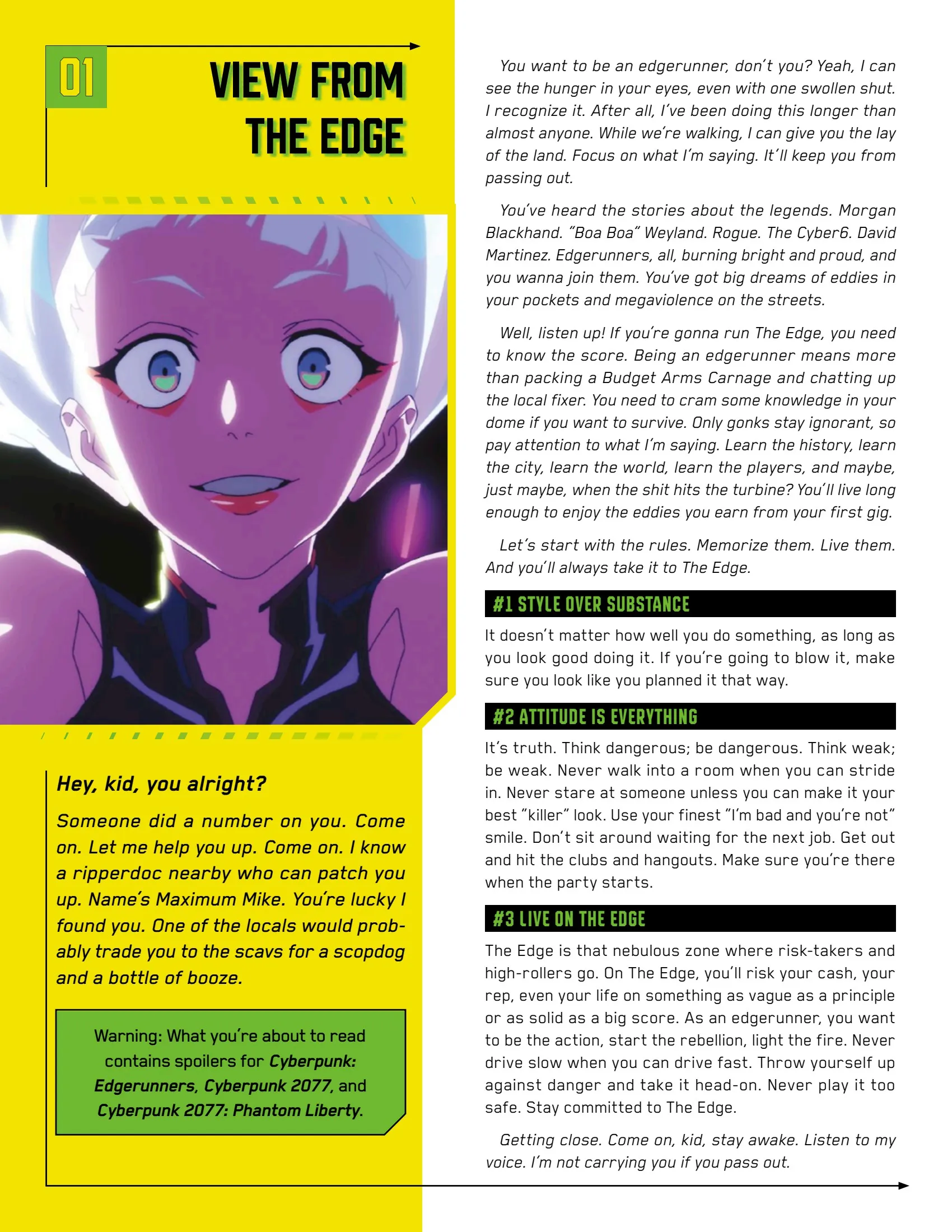 Cyberpunk Edgerunners Mission Kit - Edgerunner's Handbook