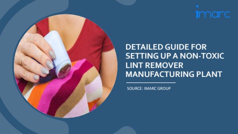 Non-toxic Lint Remover Manufacturing Plant Project Report