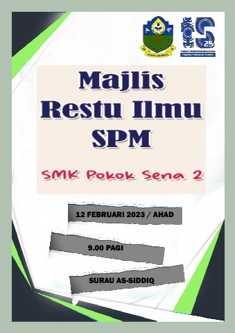 BUKU PROGRM Majlis Restu Ilmu SPM22