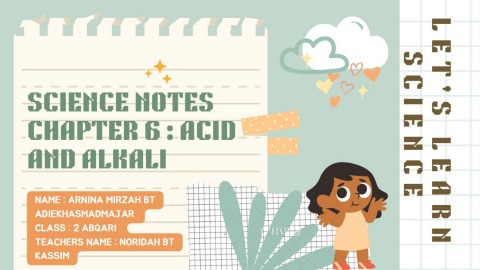 science notes chapter 6