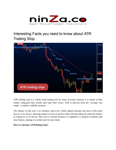 Interesting Facts you need to know about ATR Trailing Stop - Daniel Martin Flip PDF | AnyFlip