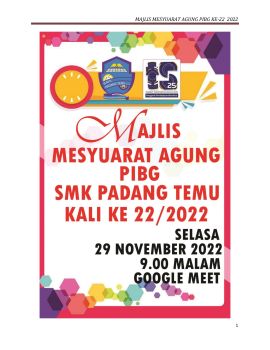 new BUKU PROGRAM PIBG kali ke-22 2022 (2) - napisatu Flip PDF | AnyFlip