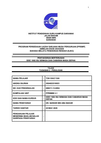GISC 1082 PB Tugasan 2