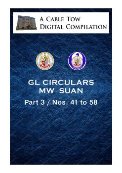 MW Suan Circulars Part 3 (41_58) - Guild of Lodge Secretaries Flip PDF | AnyFlip