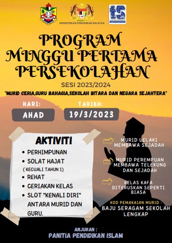 POSTER PROGRAM MINGGU PERTAMA PERSEKOLAHAN - sekolah-3097 Flip PDF ...