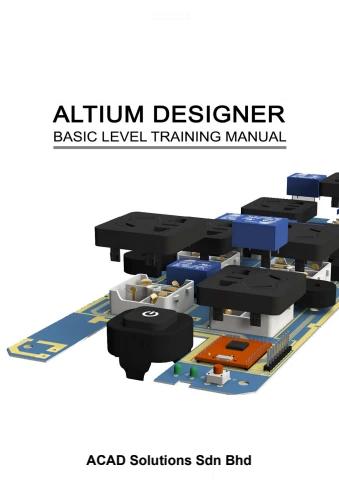 Altium Basic Training manual 2023-New(ACAD)