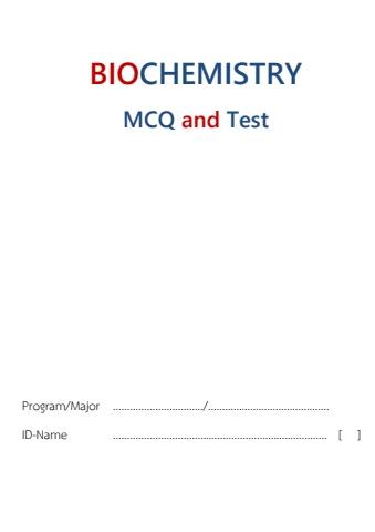 BioChem MCQ&Test