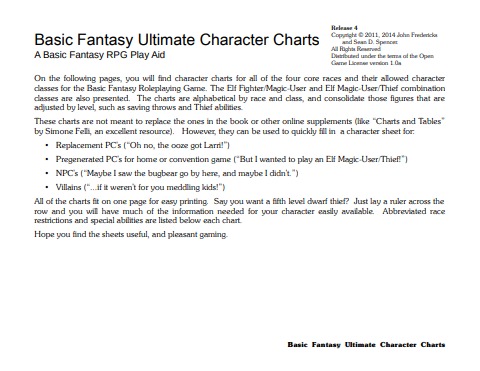 D&D - BFRPG Ultimate Character Charts - Capn_Ragnar Flip PDF | AnyFlip
