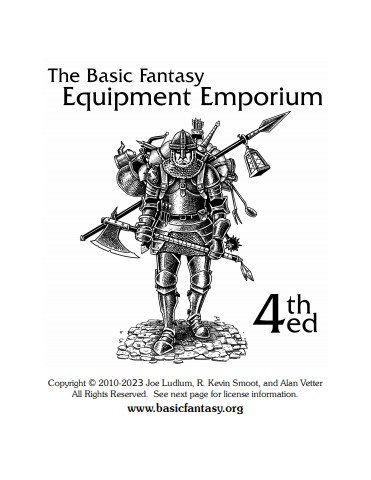 D&D - BFRPG Equipment Emporium