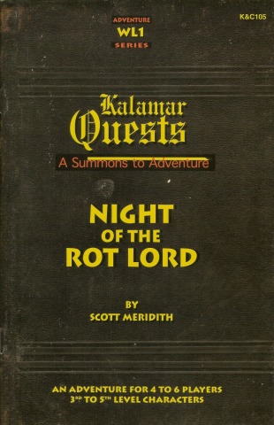 AD&D - [K&C105] - WL1 Night of the Rot Lord (lvl 3-5)