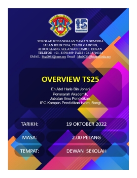 OVERVIEW TS25 SK TAMAN GEMBIRA - setepek Flip PDF | AnyFlip