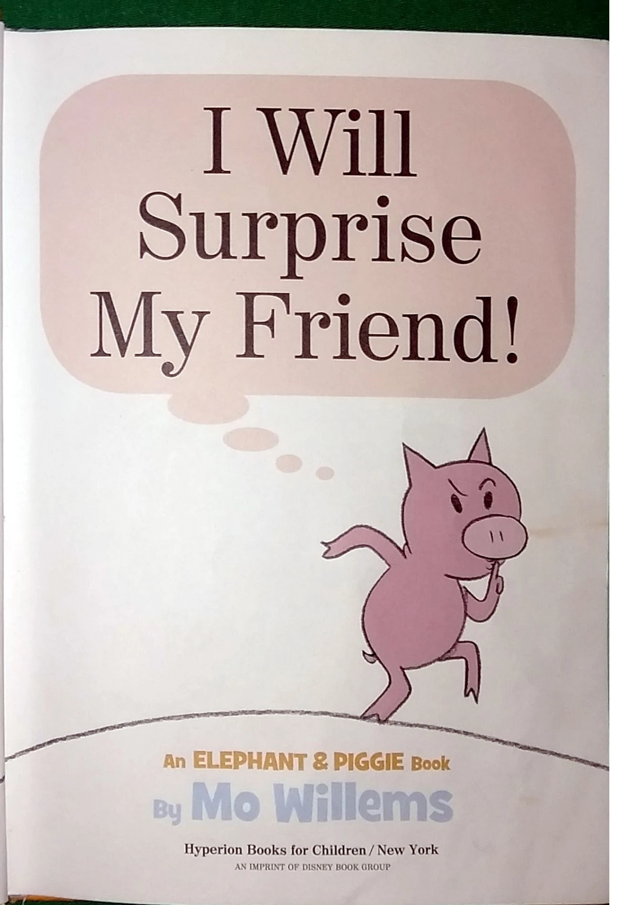 I Will Surprise My Friend!
