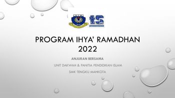 Program ihya’ ramadhan 2022 - abd.rahman03102013 Flip PDF | AnyFlip