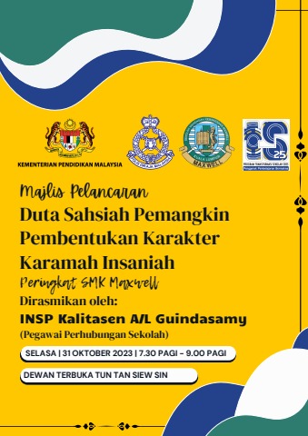 Majlis Pelancaran Duta Sahsiah Pemangkin Pembentukan Karakter Karamah Insaniah - Sabrina Rahmat ...