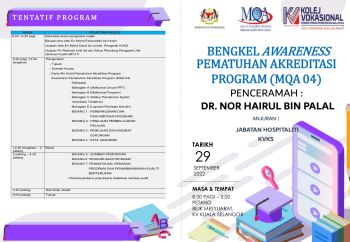 BENGKEL AWARENESS PEMATUHAN AKREDITASI PROGRAM (MQA 04) TAHUN 2022 - nurulsyuhadah4591 Flip PDF ...