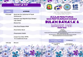 BUKU PROGRAM MAJLIS PENUTUP DAN PENYAMPAIAN HADIAH BULAN BAHASA 2022 - sekolah-2092-cm1 Flip PDF ...