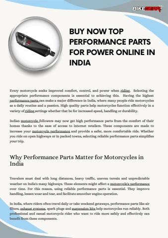 Buy Now Top Performance Parts for Power online in India