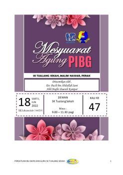 Mesyuarat Agung Tahunan PIBG SK Tualang Sekah Sesi 2022/2023 - amad.aki11 Flip PDF | AnyFlip
