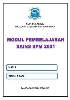 MODUL SAINS SPM T4 - g-08410013 | Membalik PDF Dalam talian | AnyFlip