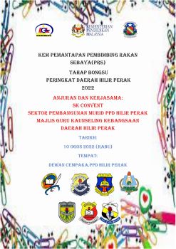 BUKU PROGRAM KEM PEMANTAPAN PEMBIMBING RAKAN SEBAYA TAHAP BONGSU ...