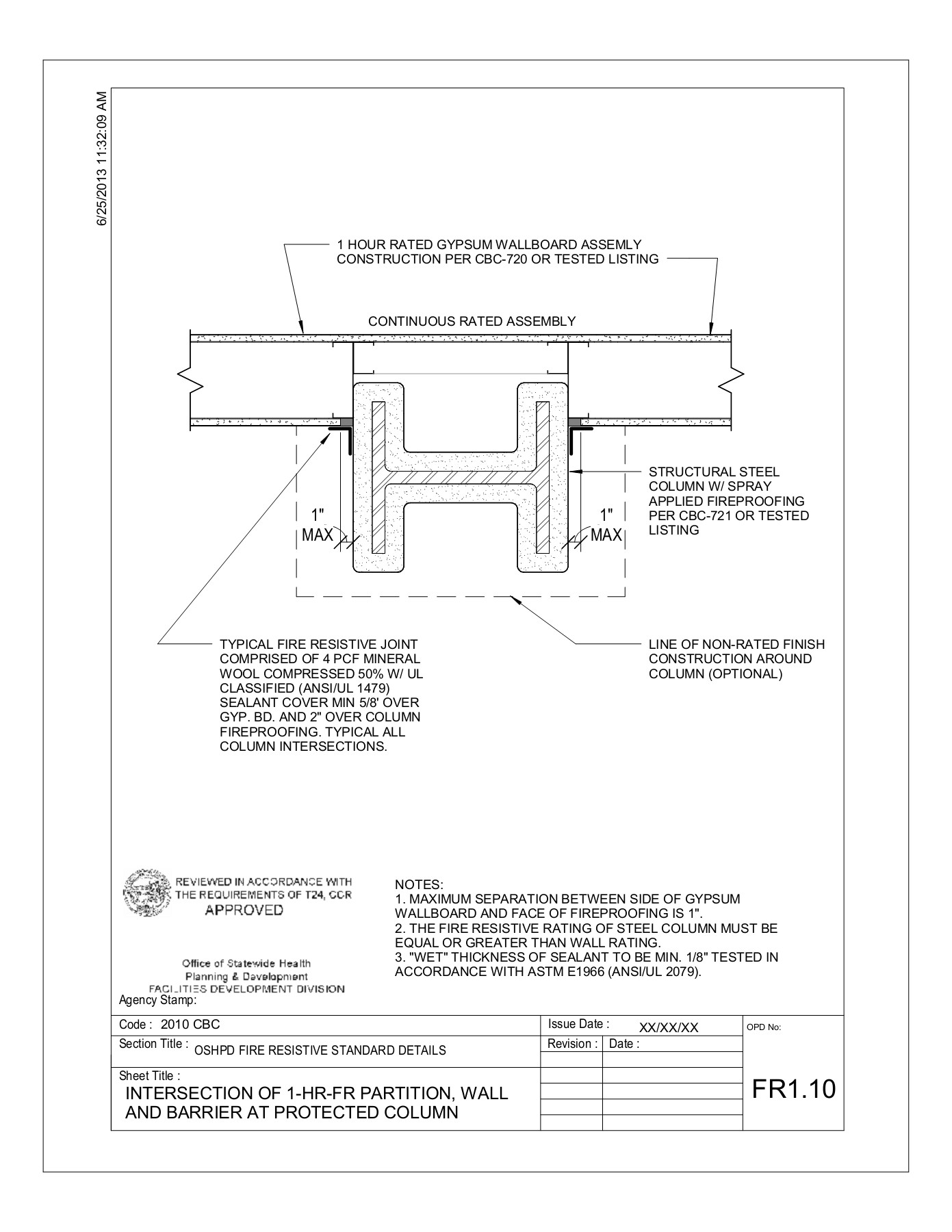 Ul Fire Rated Wall Details HW D 0708