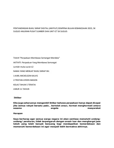 Buku skrap perpaduan - m-12524700 Flip PDF | AnyFlip