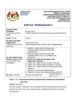 K3 Ujian rintangan penebatan - salbiahramli91 | Membalik PDF Dalam ...