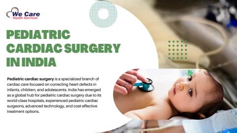 Pediatric cardiac surgery in India