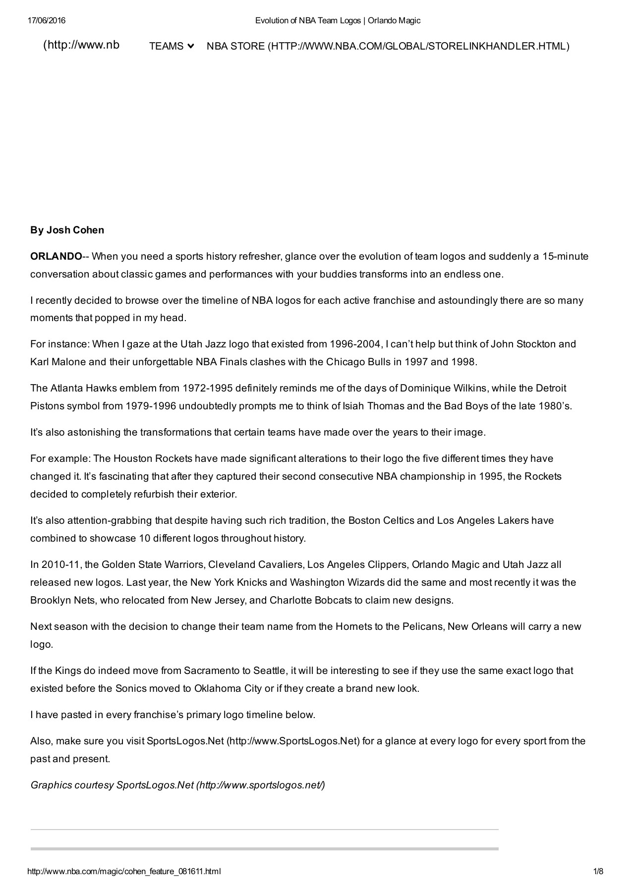 Evolution Of Nba Team Logo DIME | 🔵🔥 EVOLUTION OF NBA LOGOS: