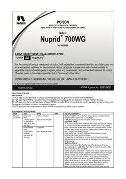 Nufarm Nuprid 700WG - Guset User Flip PDF | AnyFlip