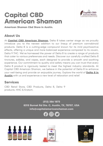 Capital CBD American Shaman