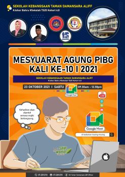 BUKU PROGRAM MESYUARAT AGUNG PIBG KALI KE-10 / 2021 SK TAMAN DAMANSARA ALIFF ...