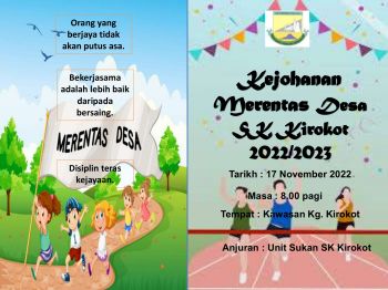 BUKU PROGRAM KEJOHANAN MERENTAS DESA SK KIROKOT 2022/2023 - sasha252 ...