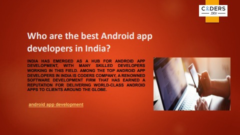 Who are the best Android app developers in India?
