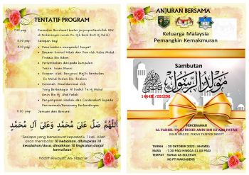 Pamplet Maulid 2022