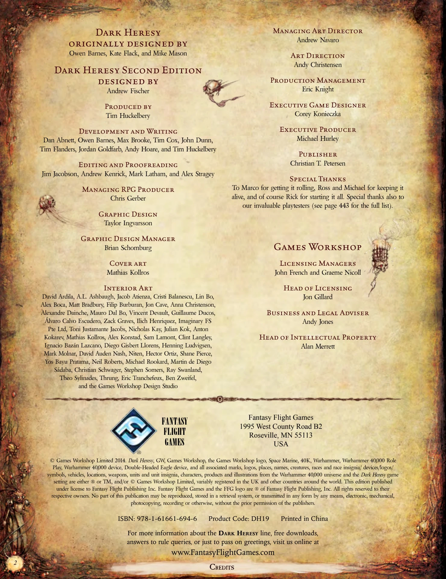 Dark Heresy 2E - Core Rulebook
