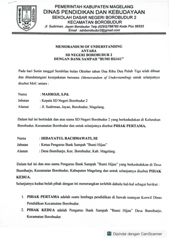 MoU Bank Sampah - andhysuranto Flip PDF | AnyFlip