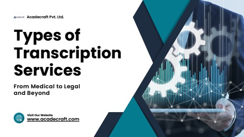 Types of Transcription Services - vineet Flip PDF | AnyFlip
