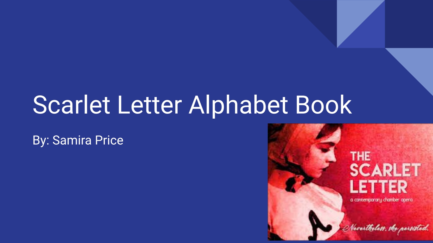 The Scarlet Letter Abc Alphabet Poem
