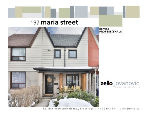 Feature Sheet 197 Maria St