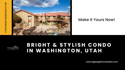 Bright & Stylish Condo in Washington Utah Make It Yours Now! - St ...