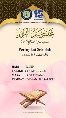 Buku Program Majlis Khatam al-Quran dan Iftar Jamaie SMKSB_2023 ...