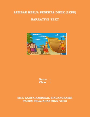 LKPD Narrative Text By Ai Nuraisah, S.Pd